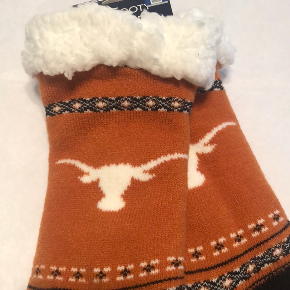 Foco | Accessories | Texas Longhorn Logo Footy Slipper Socks Nwt | Poshmark